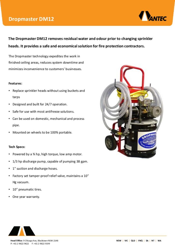 Dropmaster DM12 - Antec Construction